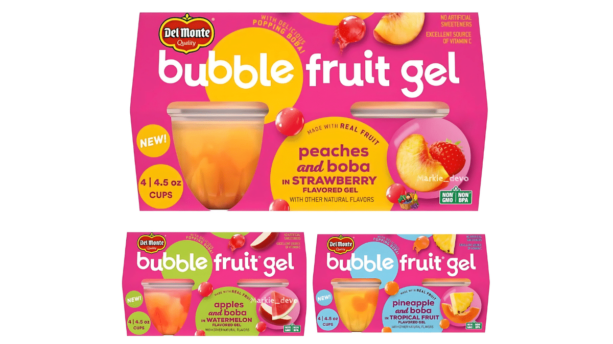 Viral Twist: Del Monte’s New Bubble Fruit Snacks Are Now in Stores