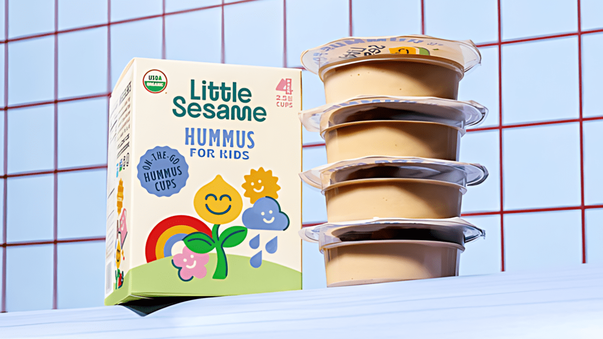 Little Sesame Launches Kids Hummus Cups: The Snack Your Children Will Love