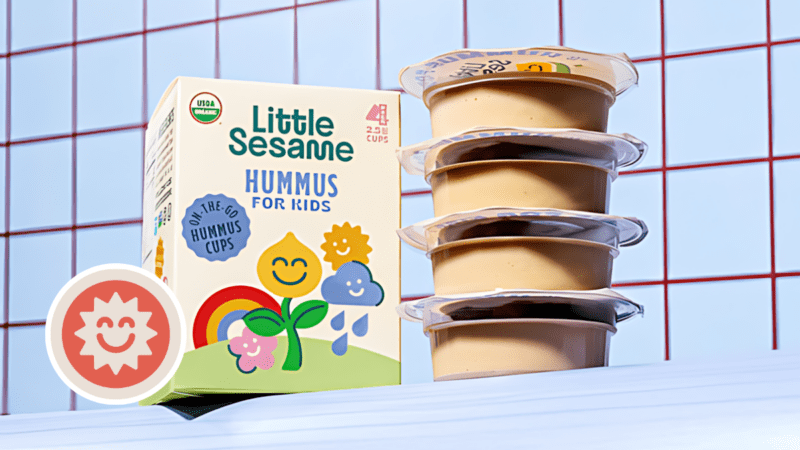 Little Sesame Launches Kids Hummus Cups: The Snack Your Children Will Love